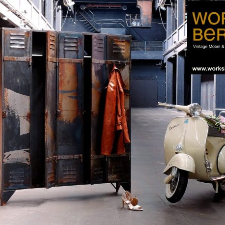 Vintage Spind - industrieller Spind von worksberlin.com - Industriemöbel