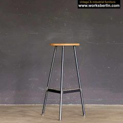 Industrial Werkstatthocker - 75cm Industrial Hocker - viele Ausführungen
