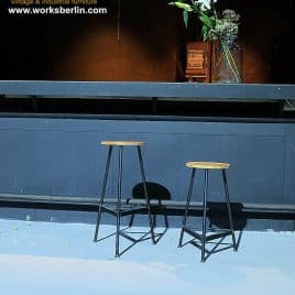 Industrial Style Hocker - "Officina 62 cm" - von worksberlin